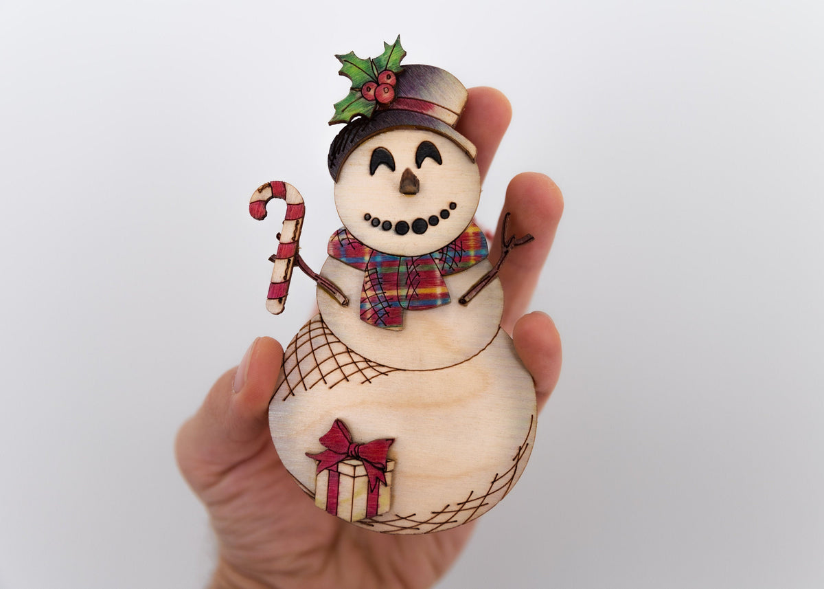 DIY Christmas Ornament Kits, Gingerbread Man & Snowman – One Man, One ...